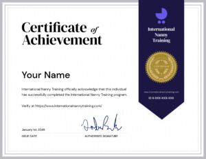 International Nanny Training